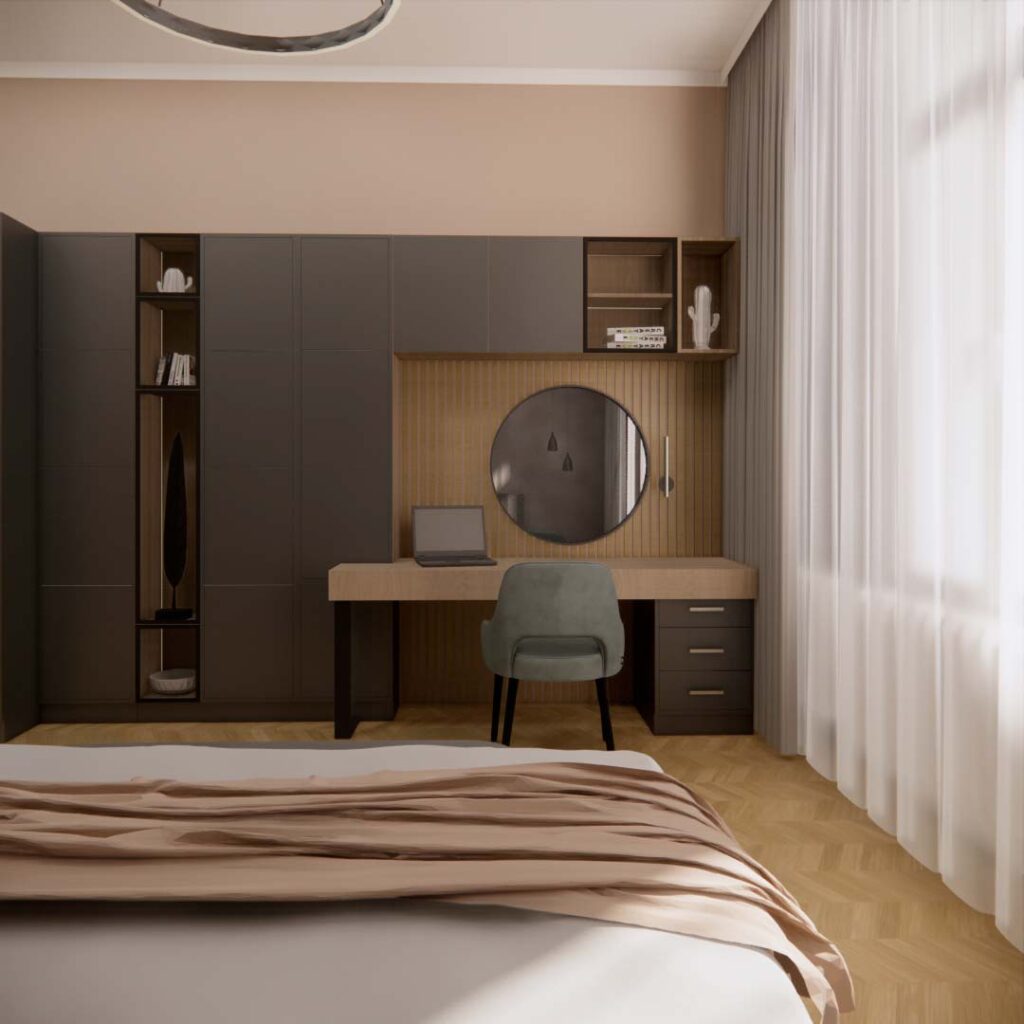 Návrh bytu 4 kk ve vile – Návrhy interiérů. Bytový designér.